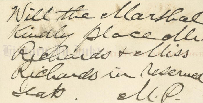Mahlon Pitney Autograph - rare handwritten note by Justice Pitney Mahlon Pitney Autograph - rare handwritten note by Justice Pitney